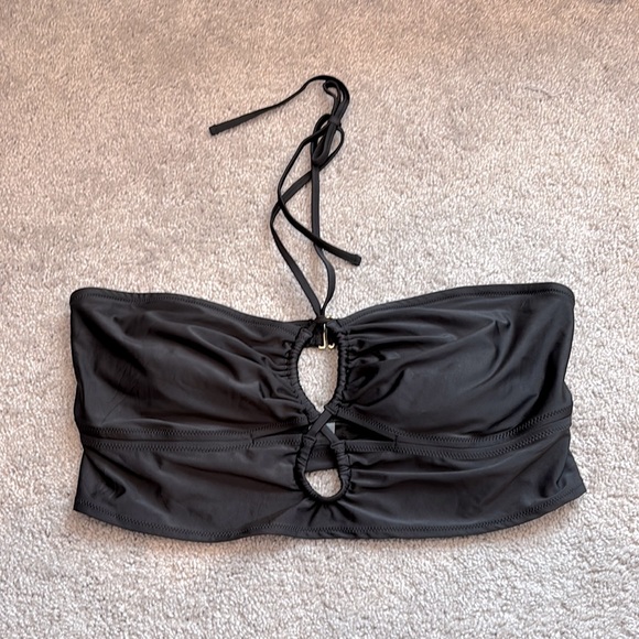Old Navy | Swim | Cutout Halter Long Line Bikini Swim Top | Poshmark